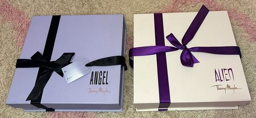 THIERRY MUGLER Angel & Alien Large Classic Gift/Storage Boxes Gently ...