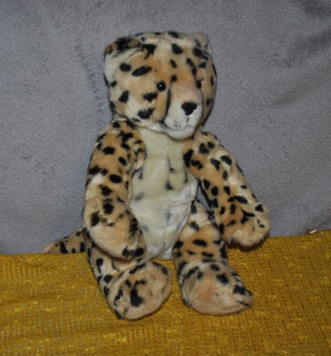 Build-A-Bear Workshop Cheetah Leopard Plush Wild Animal SITTING 12" | eBay