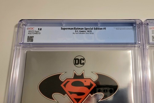 Superman /Batman Special Edition 1 CGC 9.8 BTC Silver AND Gold Foil ...