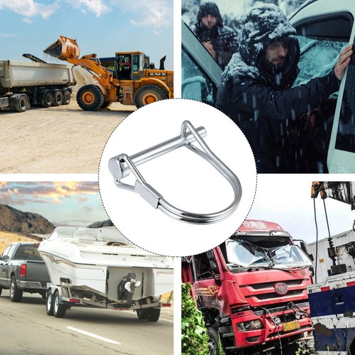 10 Pcs Coupler Shaft Locking Pin Round Wire Lock Pin Carbon Steel | eBay UK