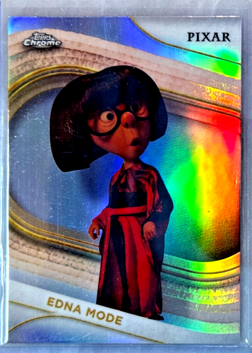 Edna Mode 2025 Topps Chrome Disney Refractor Card-#154 The Incredibles ...