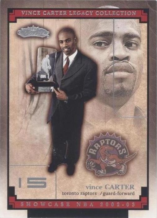 2002-03 Fleer Showcase - Vince Carter Legacy Collection Vince Carter #3 ...