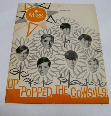 vintage Sept 1968 THE COWSILLS issue Catholic Miss MAGAZINE pop rock ...