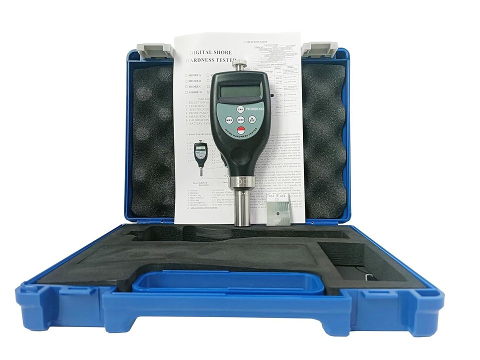Portable Shore OO Hardness Tester Shore OO Durometer for Soft Rubber 10 ...
