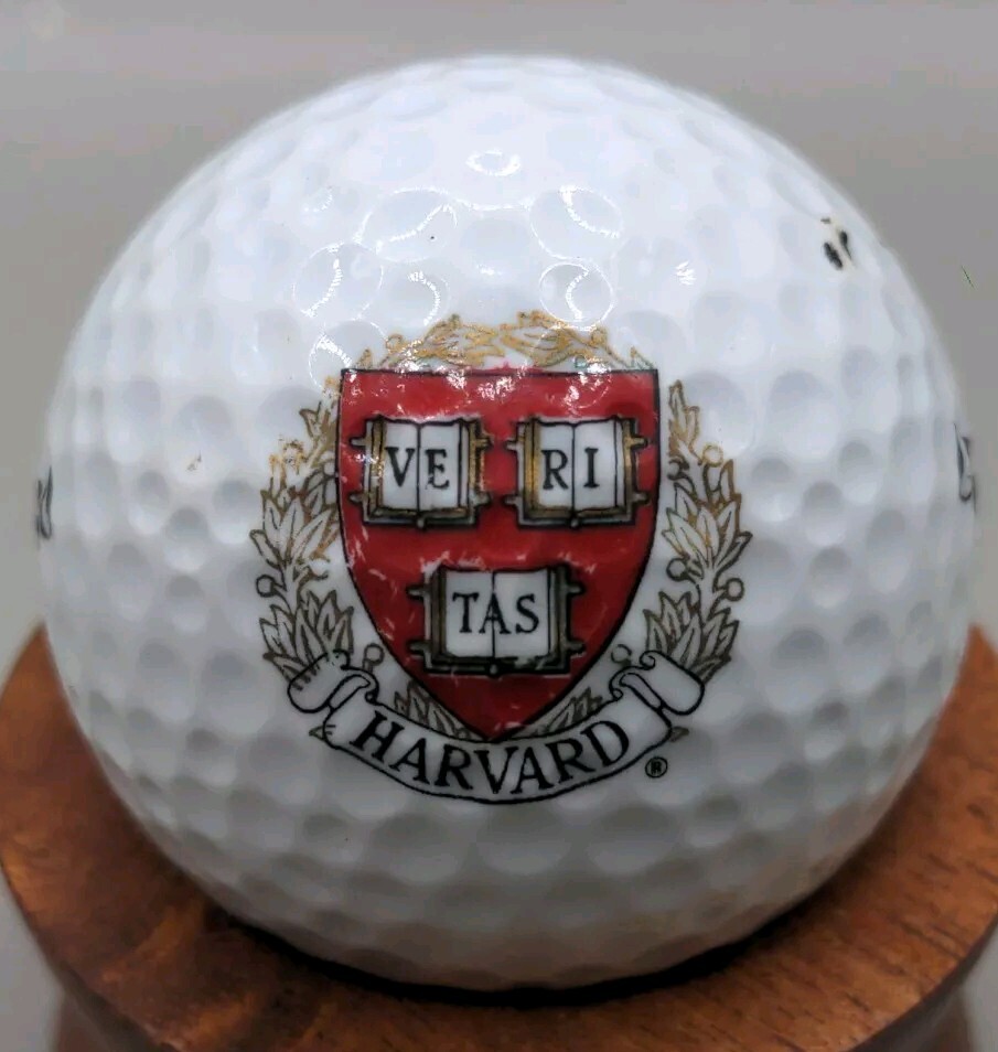 HARVARD Logo Golf Ball Ultra Collectible Ball University | eBay