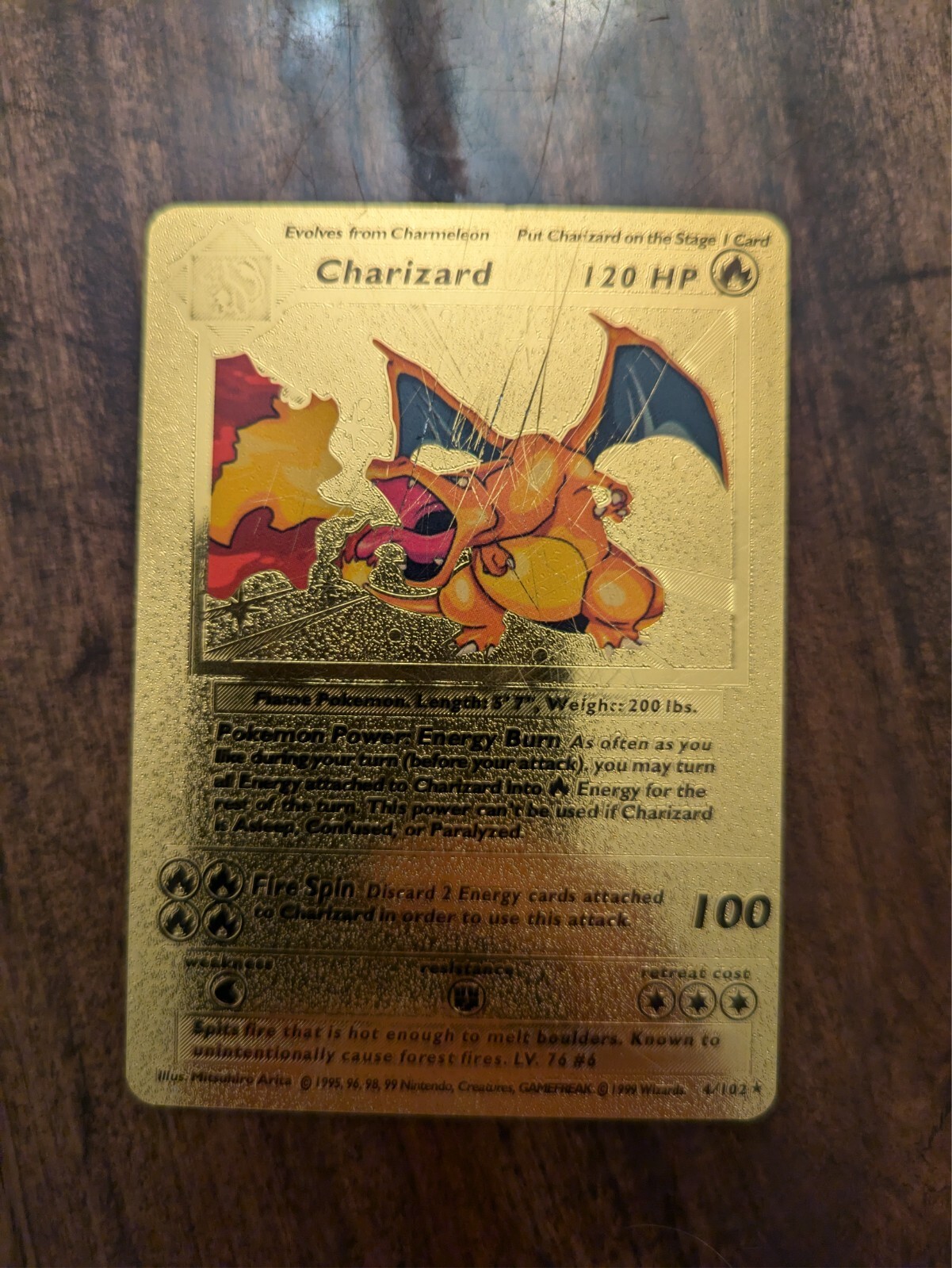 golden charizard card | eBay
