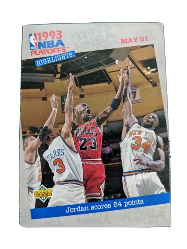 1993 Nba Playoffs Highlights Jordan Scores 54 Points 193 | eBay