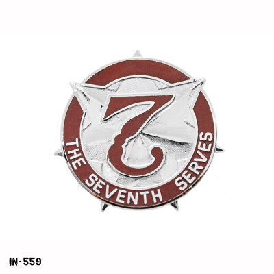 US Army DUI Pin ~ 7th Medical Command "The Seventh Serves" ~ NS Meyer ...