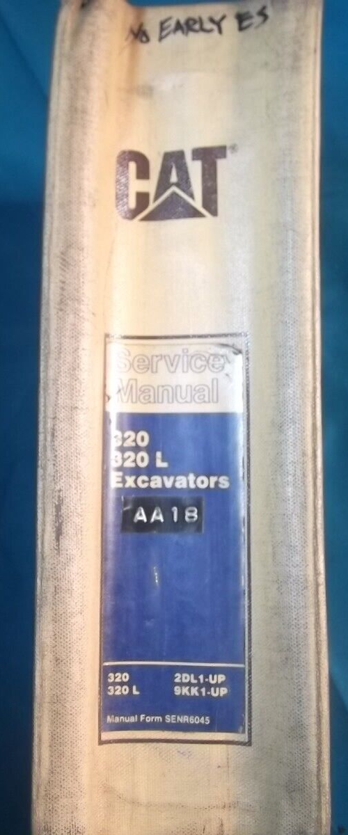 CAT CATERPILLAR 320 320L EXCAVATOR SERVICE SHOP REPAIR BOOK MANUAL S/N ...