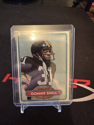 1980 TOPPS "DONNIE SHELL" STEELERS HOF #256 | eBay