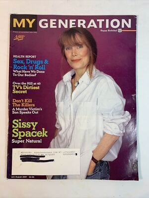 My Generation, July-August 2001 ~ Sissy Spacek | eBay