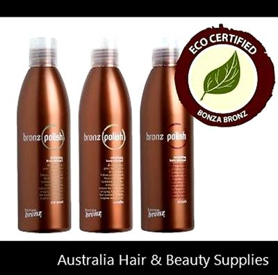 BONZA BRONZ GIFT BOX CARAMEL Body Wash exfoliant moisturizer Australia ...