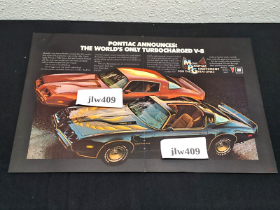 1 Vintage 1980 PONTIAC TRANS AM AD Original Print Ad | eBay