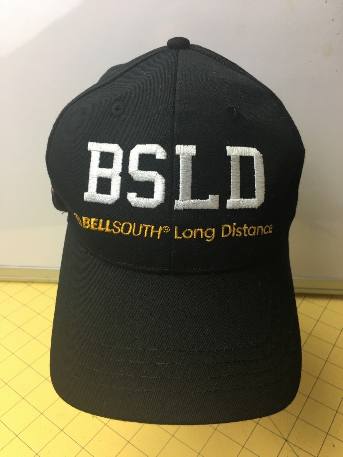 Vintage Bell South Long Distance Black Cap Dad Hat Ca… - Gem