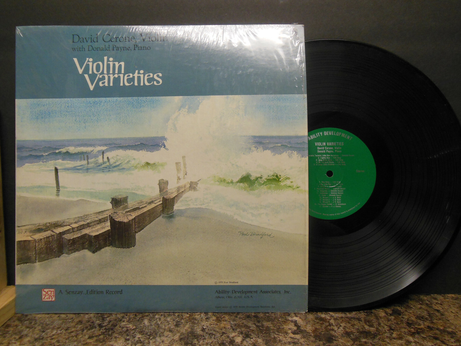 David Cerone, Donald Payne – Violin Varieties, 12" LP G+ In Shrink | eBay