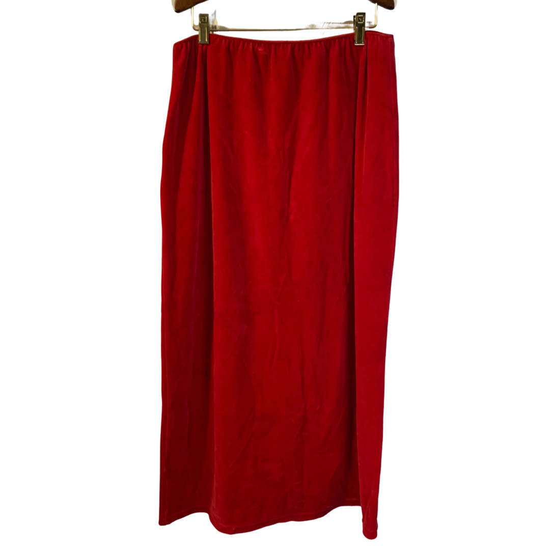 Vintage Michael Simon Light Women's Christmas Red Vel… - Gem