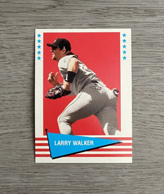 1999 MLB Fleer 'Baseball Greats' | Larry Walker | #33 | Colorado ...