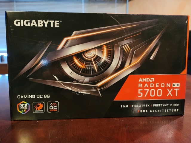 AMG Gigabyte Radeon RX 5700 XT Gaming OC Graphics Card for sale online ...