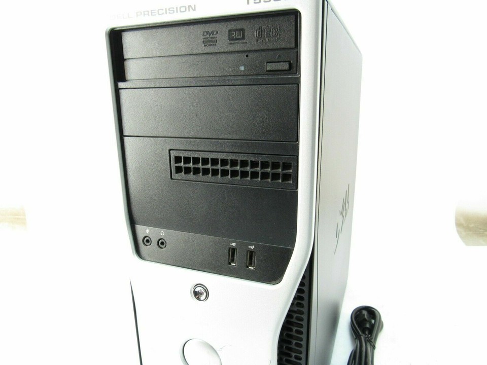 Dell Precision T5500 Workstation Xeon E5620 @ 2.40GHz 4GB RAM 500GB HDD ...