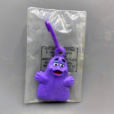 Vintage McDonalds Grimace 1988 Backpack Keychain Bag Clip On | eBay