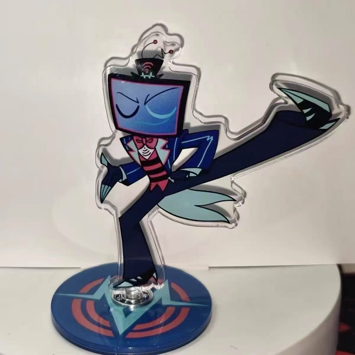Hazbin Hotel! Alastor Vox 5cm Acrylic Stand Figure Desktop Collection ...