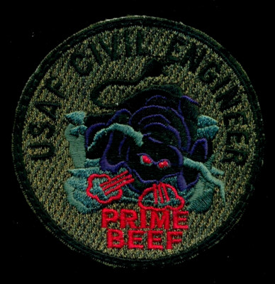 USAF Civil Engineer PRIME BEEF Patch J-17 | eBay