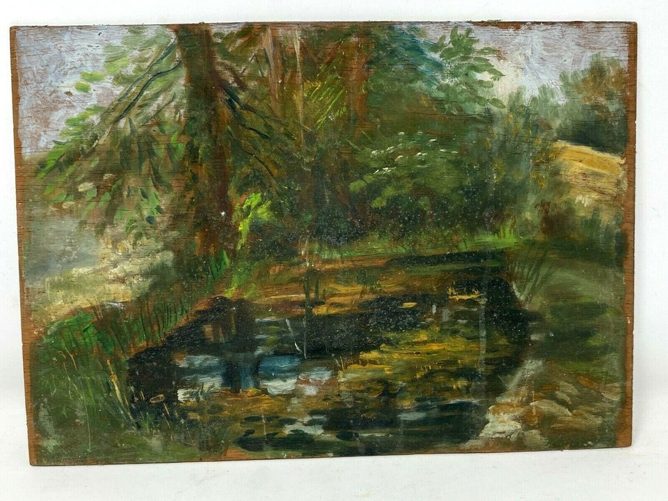 Oil On Double-Sided Panel & Circa 1930 & Painting & France & Landscapes ...