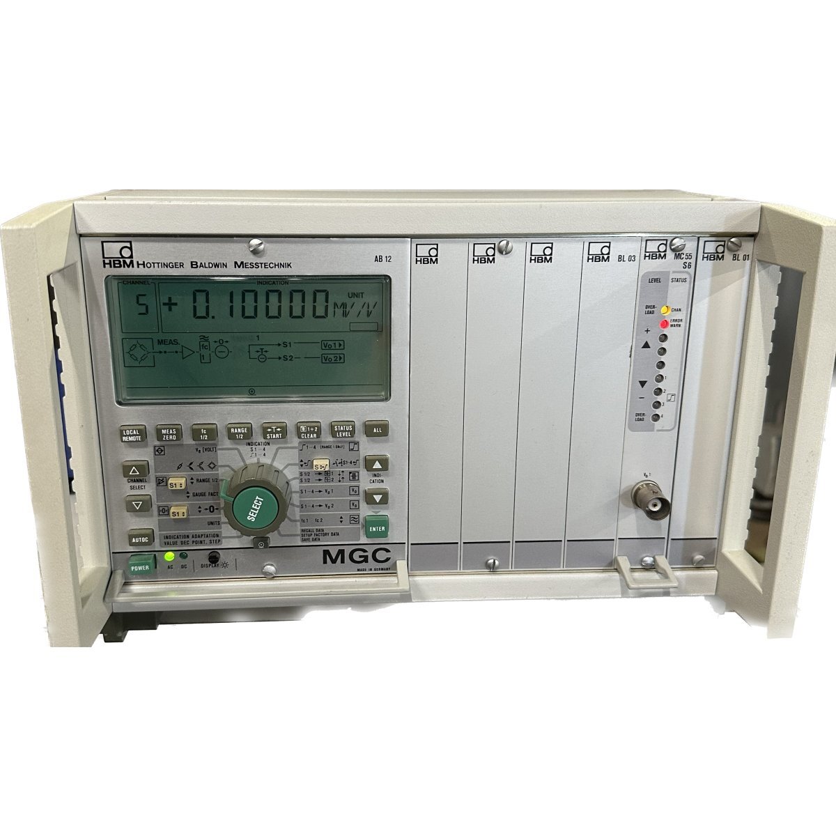 MJ568 Messverstärkersystem HBM AB12 MGC BL01 03 MC55 AP01 | eBay
