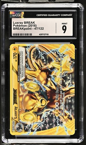 CGC Graded 9 Mint Luxray BREAK 47/122 BREAKpoint Pokemon Card | eBay