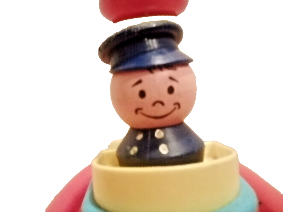 VINTAGE Fisher Price Tuggy Tooter Pull Tug Boat.(1967). | eBay