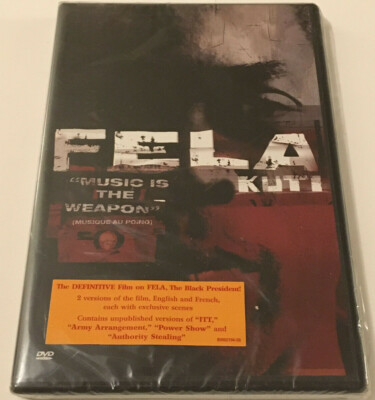 Fela Kuti 'Music is the Weapon' DVD (2004) French/English Edition ...