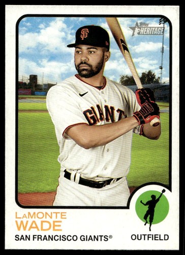 2022 Topps Heritage 359 LaMonte Wade San Francisco Giants Baseball Card ...