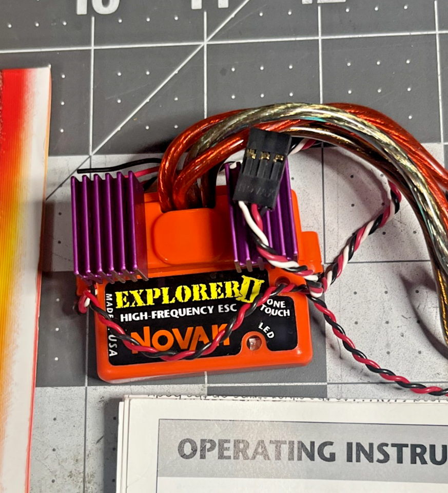 Novak Explorer II Vintage ESC With Manual in a Rooter Box with Extras ...