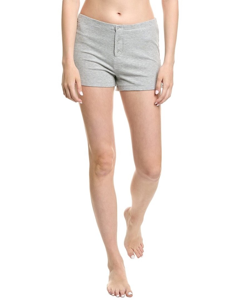 Barefoot Dreams Malibu Collection Ultra Soft Rib Boxer Short Women's | eBay
