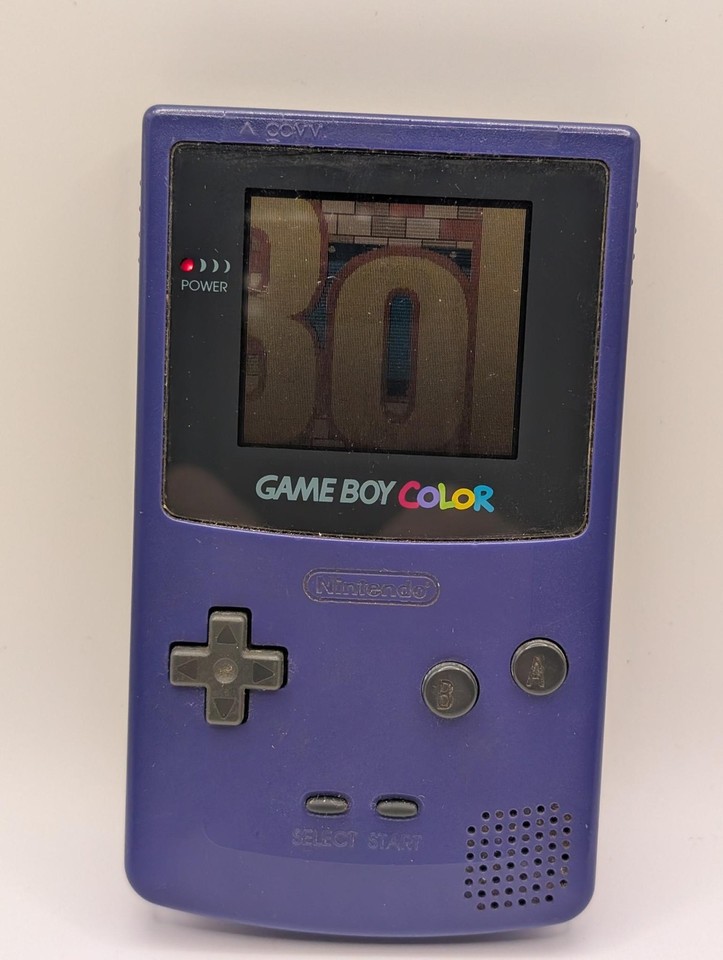 Nintendo Game Boy Color Console CGB-001 - Grape Purple - Tested Working ...