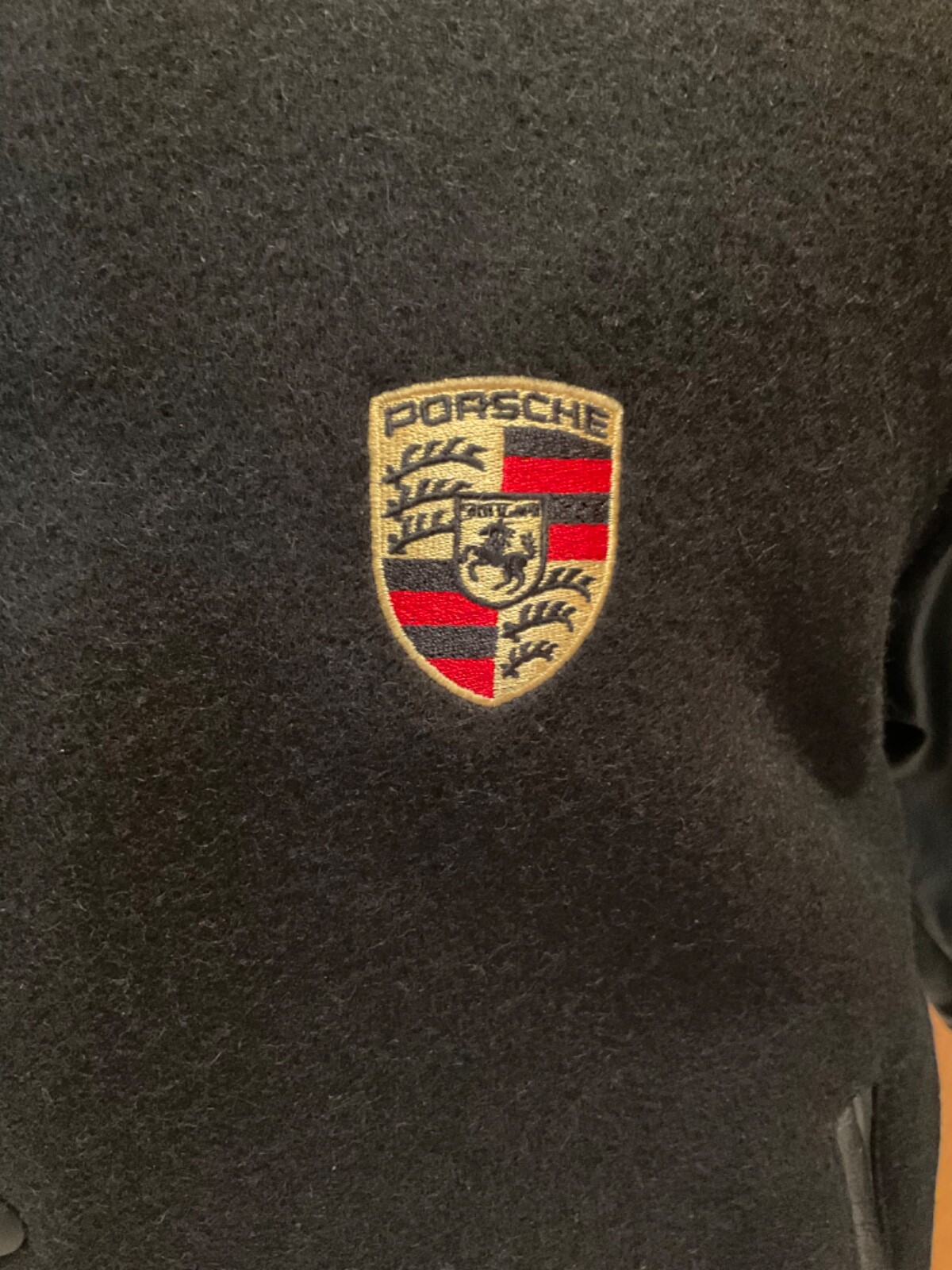 Porsche Wool Leather Jacket Size L | eBay