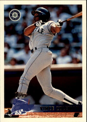 1996 Topps Seattle Mariners Baseball Card #263 Vince Coleman | eBay