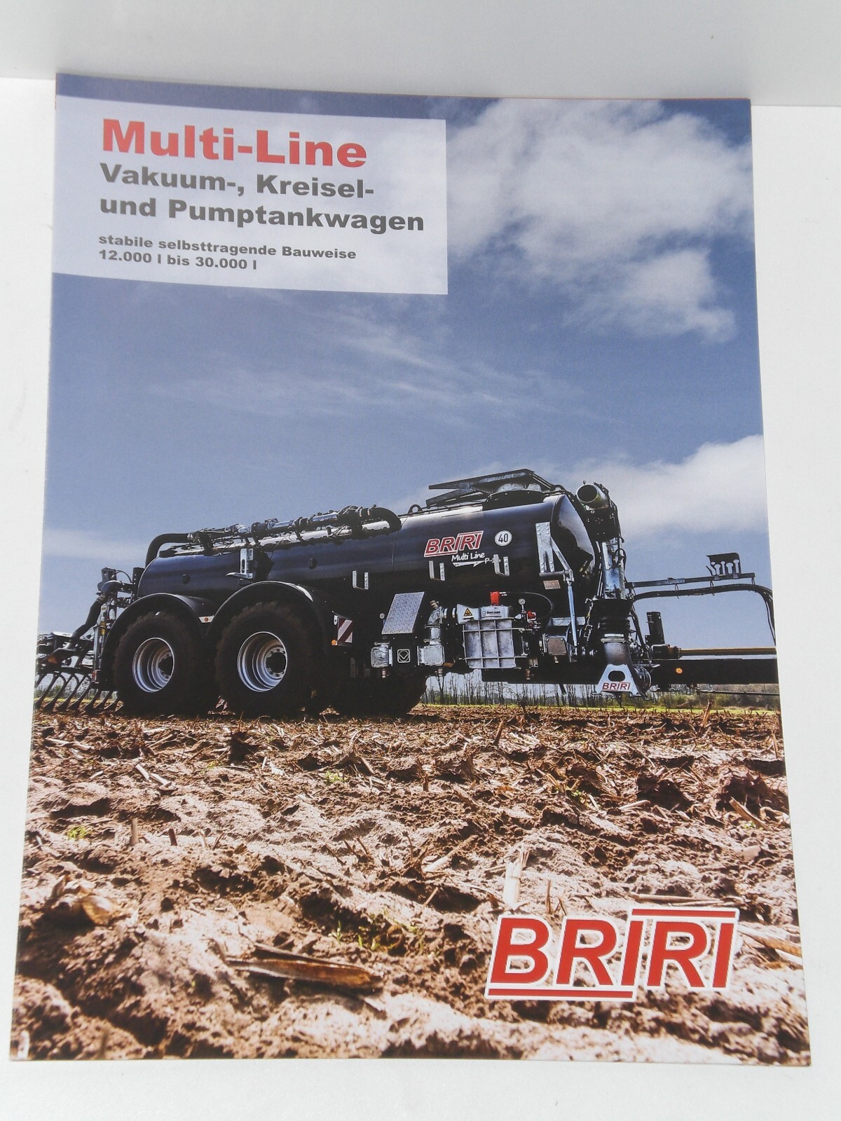 BRIRI Multi-Line Vakuum- und Pumptankwagen Prospekt von 2022 ( 5396 ...