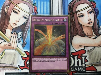 yugioh Radiant Mirror Force gold rare 1st edition PGL3-EN093 | eBay