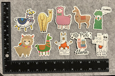 Lot of 10 Assorted Llama Stickers | eBay