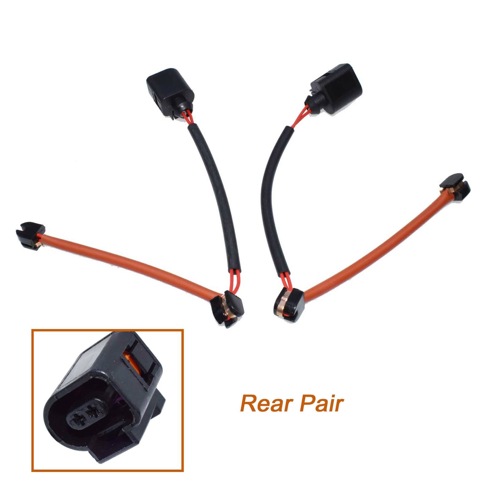 New 2Pcs Rear L/R Brake Pad Sensor For VW TOUAREG Audi Q7 7L0907637C ...