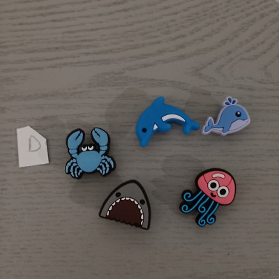 Cute Shark Fish Sea Life Shoe Charms for Crocs 5pcs Gift AUS Free Post ...