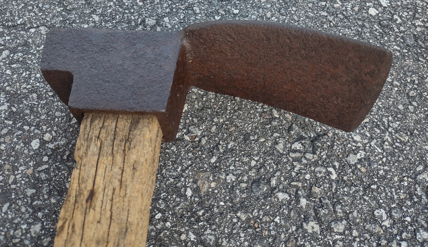 Vintage Adze Axe With Wooden Handle Woodworking Tool | eBay