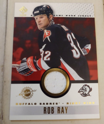 Rob Ray Buffalo Sabres 02 Private Stock Game Gear #12 GAME WORN JERSEY ...