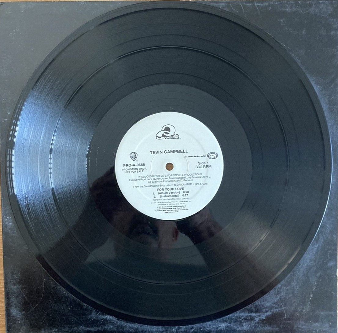 Tevin Campbell | 12" | For your love (Vybe Squad Party Remix, Promo, US ...
