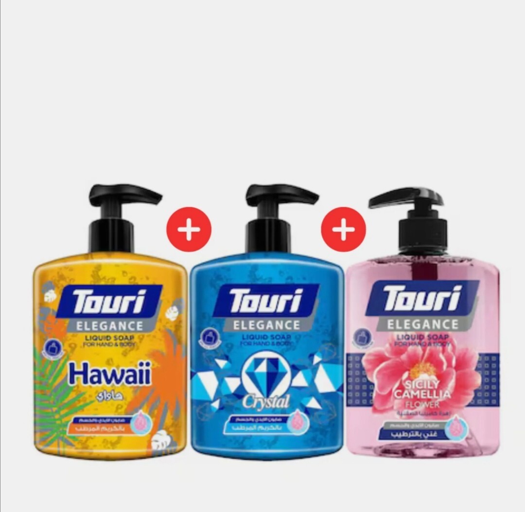 Touri Hand Soap Nourishing With moisturizing cream 500ml x3bottles free ...