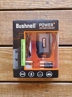 Bushnell 400 Lumen Power+ LED Flashlight. Rechargeable FLEX Power ...