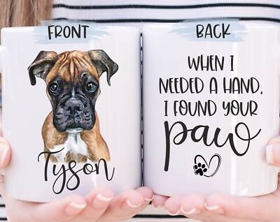 Personalized Boxer Mug Custom Boxer Mug Boxer Owner Gift Boxer Mom Mug ...