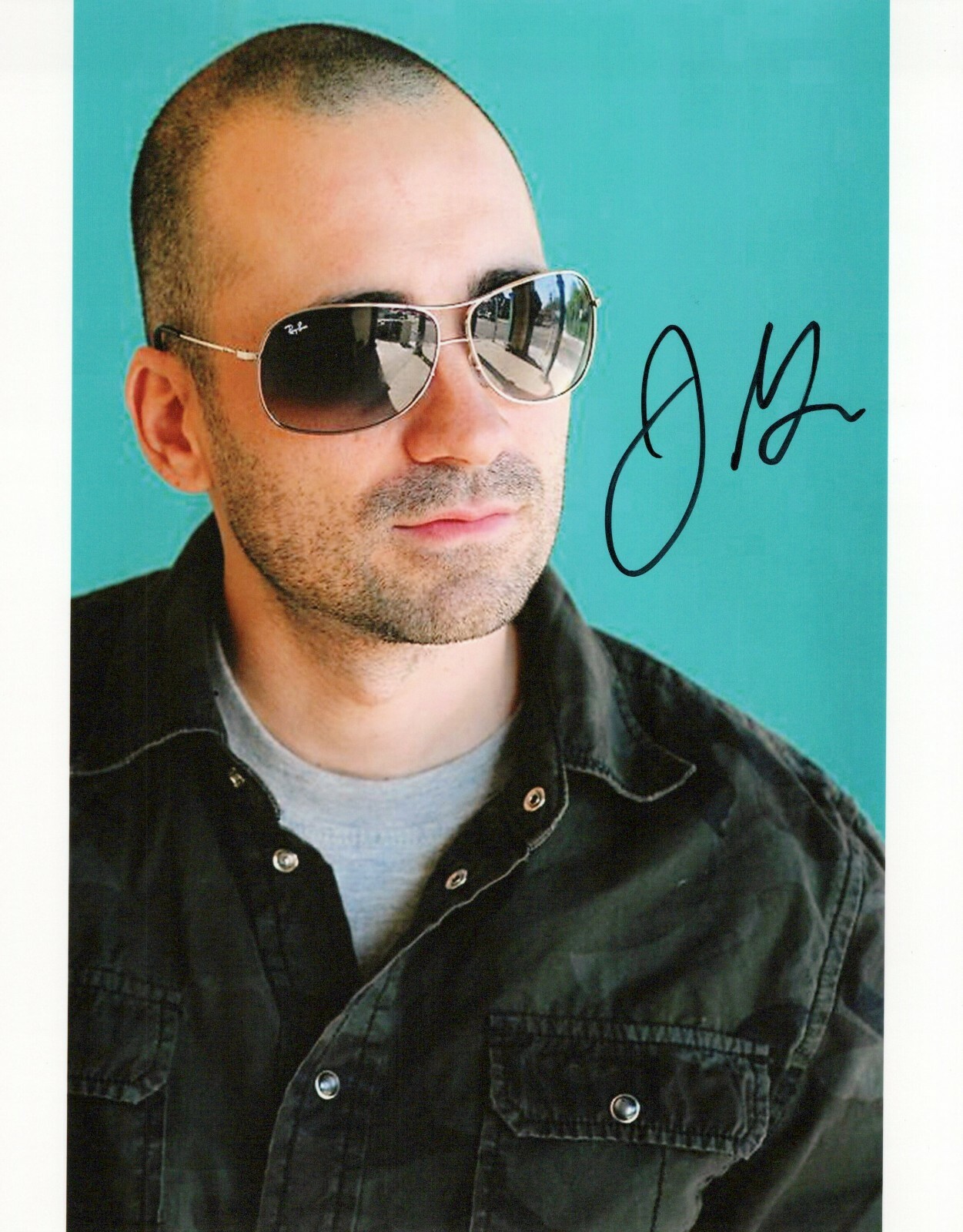 Jay Giannone head shot autographed photo signed 8x10 #2 pixelated | eBay