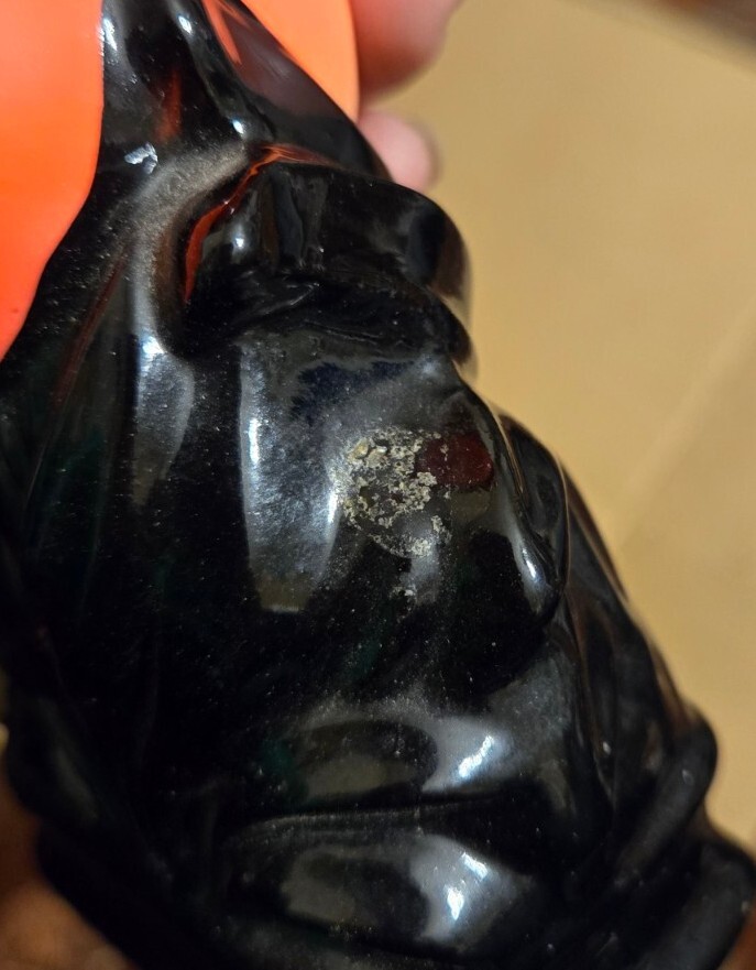 Vtg MCM Fluorescent Orange Red Rearing Stag Buck Deer Norleans 9" | eBay